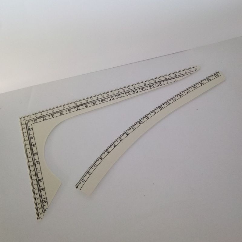 Pembaris 1 Set (kecil) skala dan curve | Shopee Malaysia