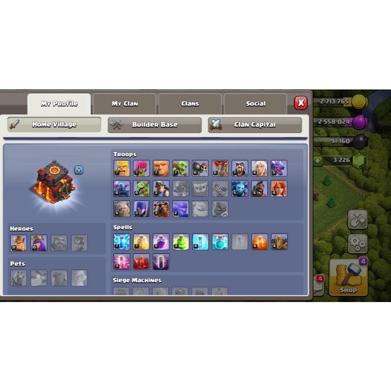 COC Clash Of Clan Acc TH 10 For Sales | Shopee Malaysia
