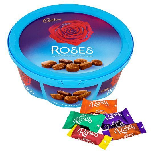 Cadbury Roses Chocolate Festive Tub 550g | Shopee Malaysia