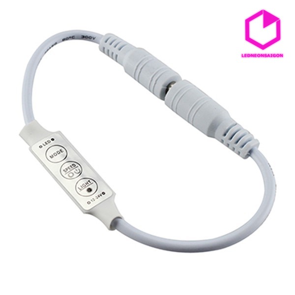 Dimmer compact led control circuit with 3 monochrome buttons that can ...