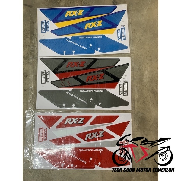 Stiker Sticker Body Stripe Cover Set (4) Yamaha RXZ135 RXZ 135 | Shopee ...