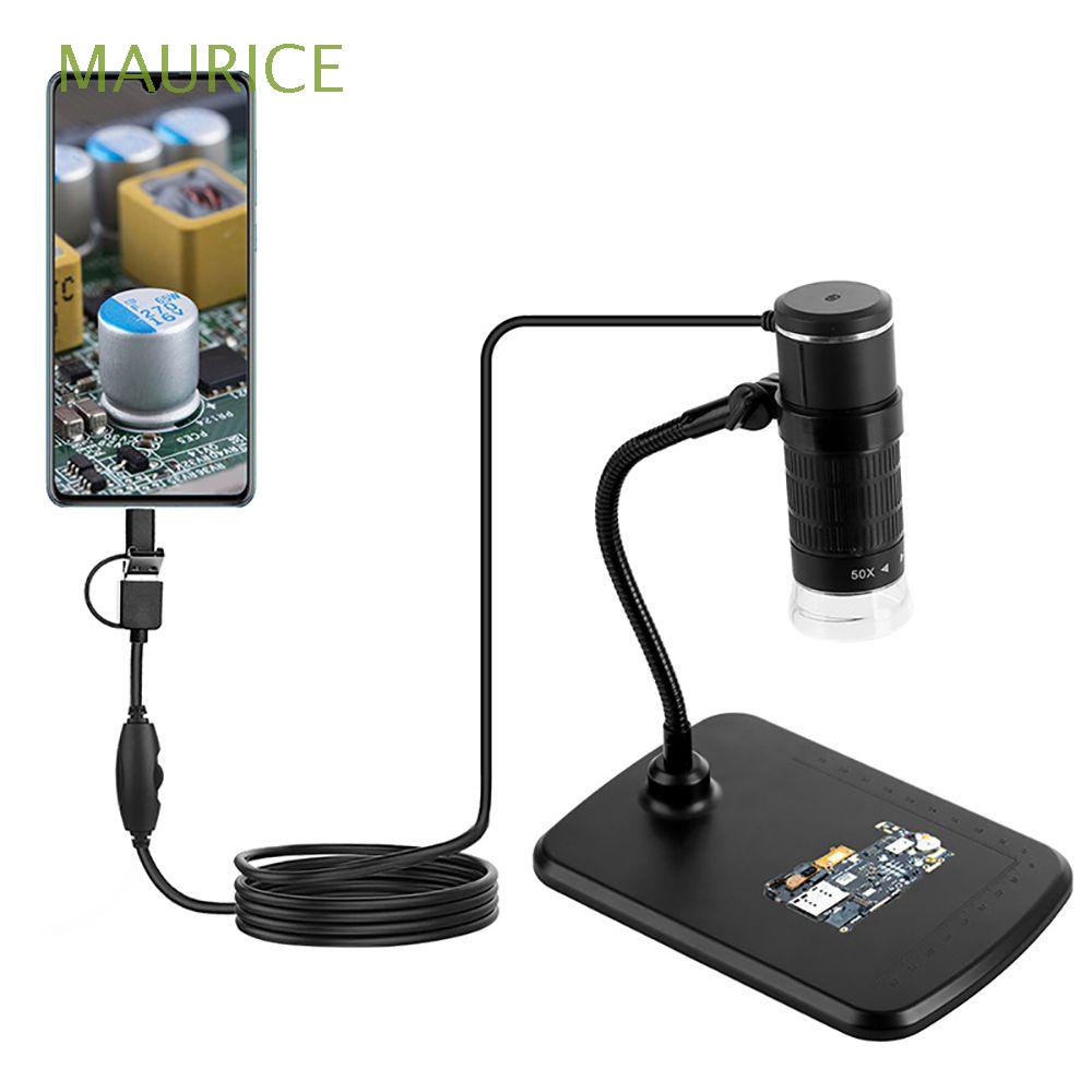 MAURICE Wireless WiFi Microscope Handheld Magnifier Digital Microscope ...
