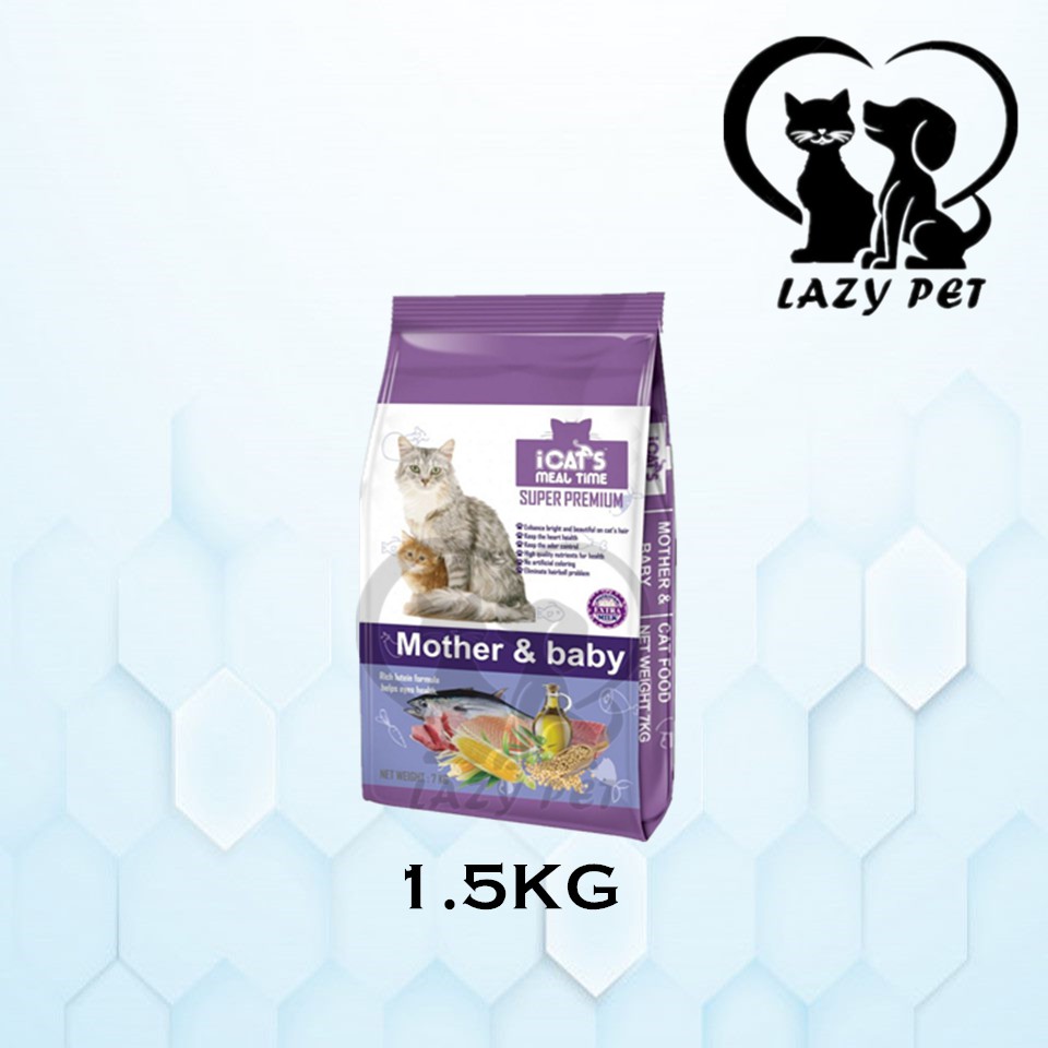 Icats Mother & Baby (Cat Food) 1.5KG | Shopee Malaysia