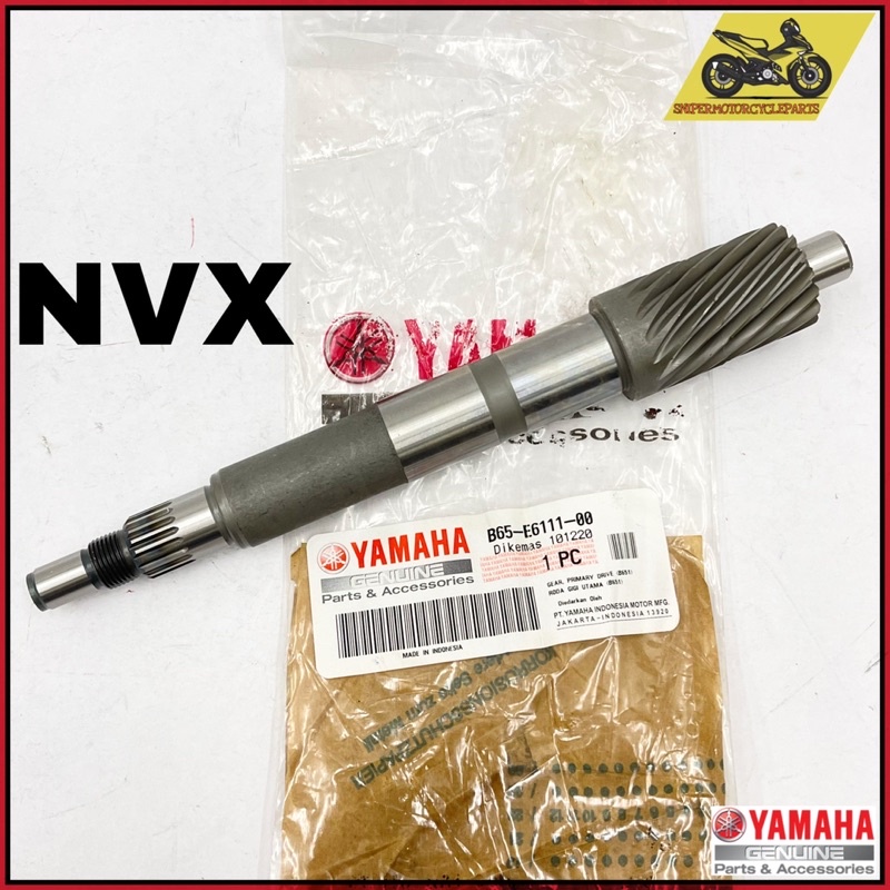 [100% ORI] NVX155 NVX V1 V2 / NMAX V2 GEAR PRIMARY DRIVE SHAFT REAR PULLEY SHAFT B65-E6111-00 ...