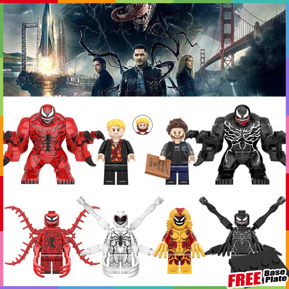 Venom Minifigures Carnage Cletus Kasady Eddie Brock Scream Marvel Anti-Venom Mini Figures WM6120 ...