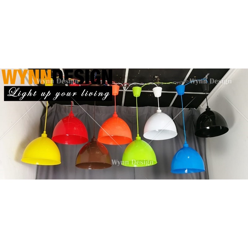 Wynn Design Colourful Light Hanging Light Pendant Ceiling Light Lampu ...