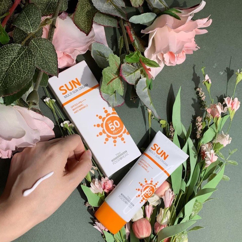 FOODAHOLIC MULTI SUN CREAM 70ml SPF 50 PA +++ MADE IN KOREA | Shopee ...