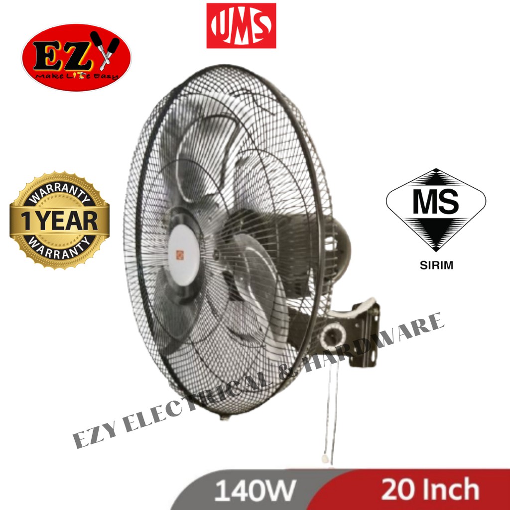 UMS INDUSTRIAL WALL FAN 20" UCF-20W | KIPAS DINDING INDUSTRI | Shopee ...