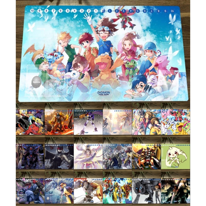 NEW Mouse Pad DTCG Duel Playmat Digimon Board Terriermon Wargreymon ...