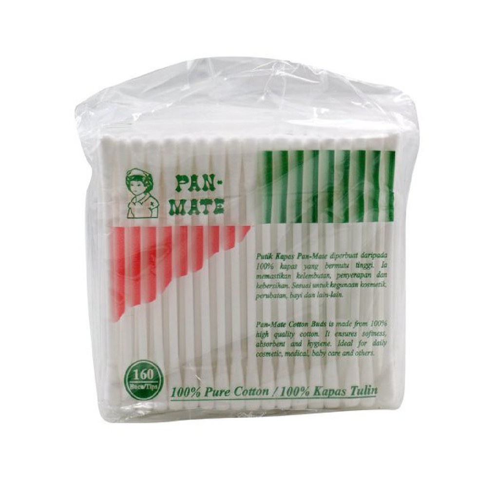 Pan-Mate Cotton Buds (160 Tips/pack) | Shopee Malaysia