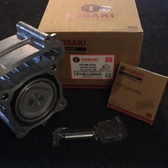 Tobaki FZ150i 57MM Block STD SET!!! Made In Thailand!!! (LC135/FZ150I/Y15ZR) | Shopee Malaysia