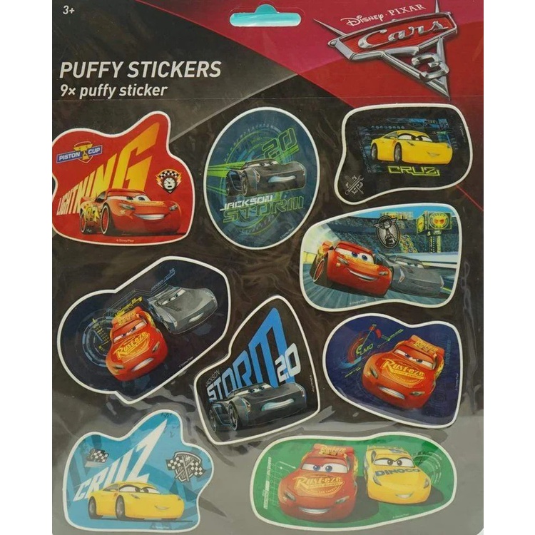 Cars Puffy Stickers : 9 Puffy Stickers (Original By Jiri Models ...