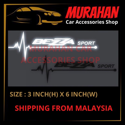 [Ready Stock] 2pcs Perodua Bezza side window high grade sticker ...