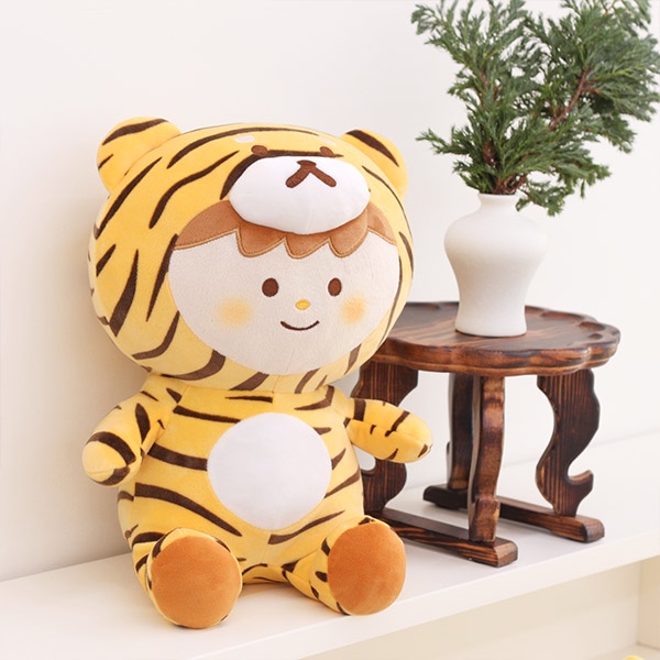 [Daiso Korea] 2022 New year Lucky Striped Tiger Doll, Daiso Tiger Doll ...