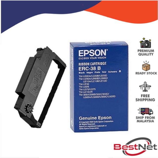 Epson Original ERC-38 B Ribbon Cartridge (Free Shiping ) | Shopee Malaysia