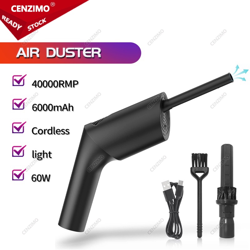 Handheld Cordless Leaf Blower Suction Dust Sweeper Vacuums Li-ion ...