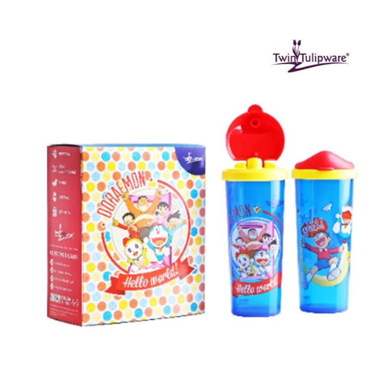 Tulipware bottle Doraemon/Duo Kidz Tall Tumbler | Shopee Malaysia