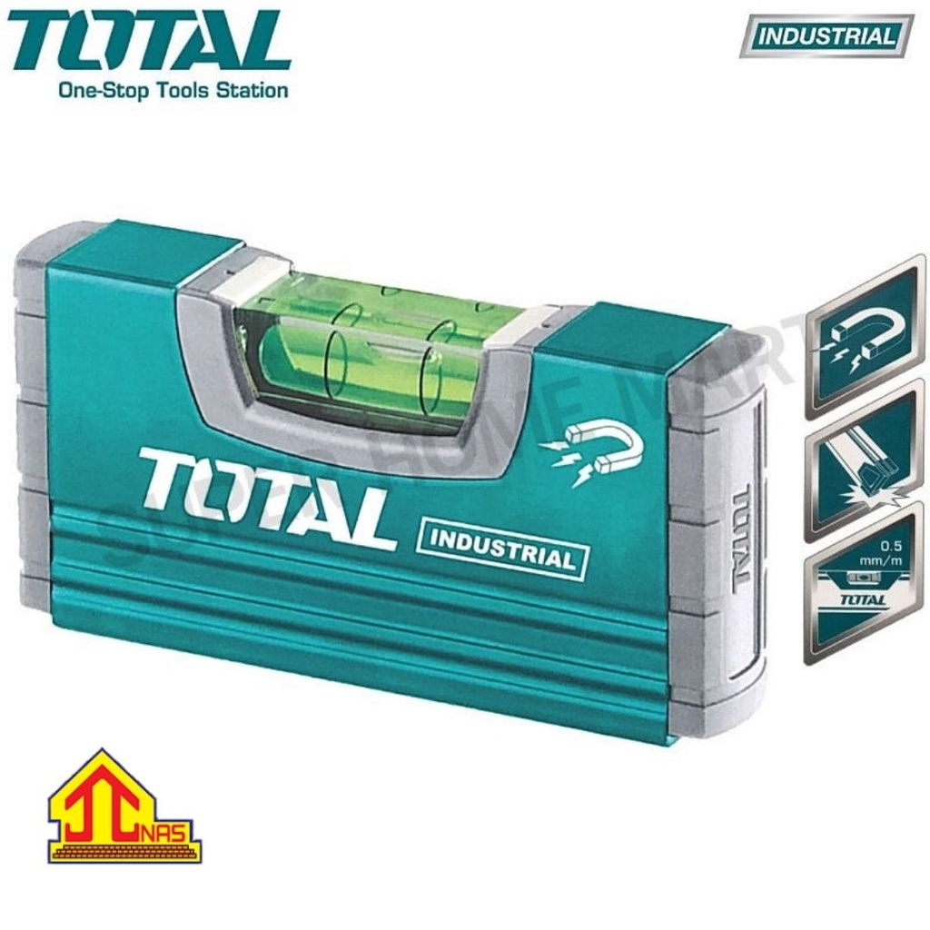 TOTAL SPIRIT LEVEL TMT20105M (10CM) TOTAL Hand Level + Magnetic ...