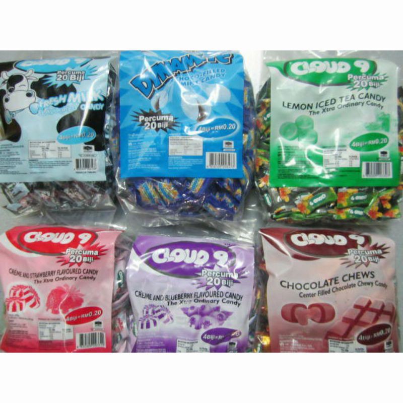 CLOUD 9 GULA (800GM) LEBIH KURANG 320-330 PCS | Shopee Malaysia
