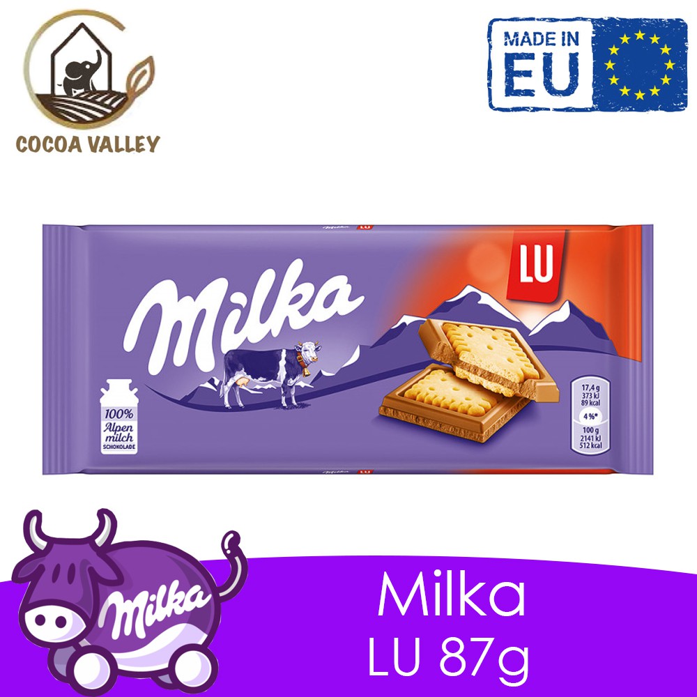 Milka Lu Chocolate Bar 87g | Shopee Malaysia