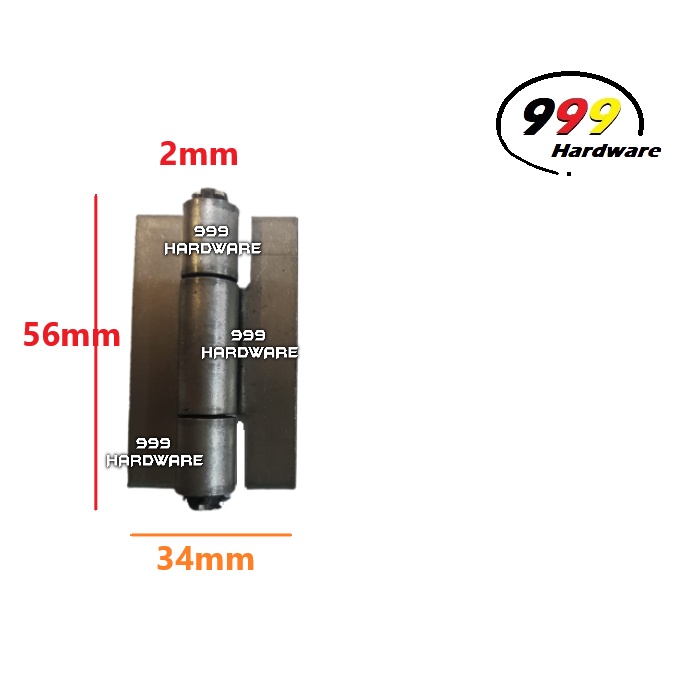 999 2mm 3mm HINGES 门铰 / GRILL WELDING HINGE BUTTERFLY / ENGSEL WELDING ...