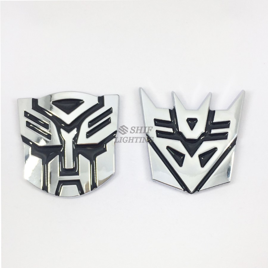 1 x Metal Autobot Transformer Deception Car Auto Emblem Sticker Decal ...