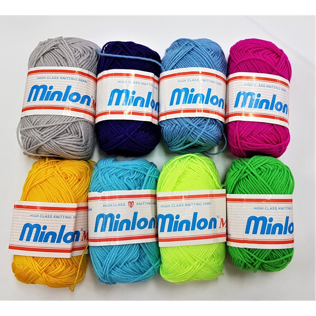 MINLON Crochet Thread / Knitting yarn/ Benang Kait 40gram - 1pc ...