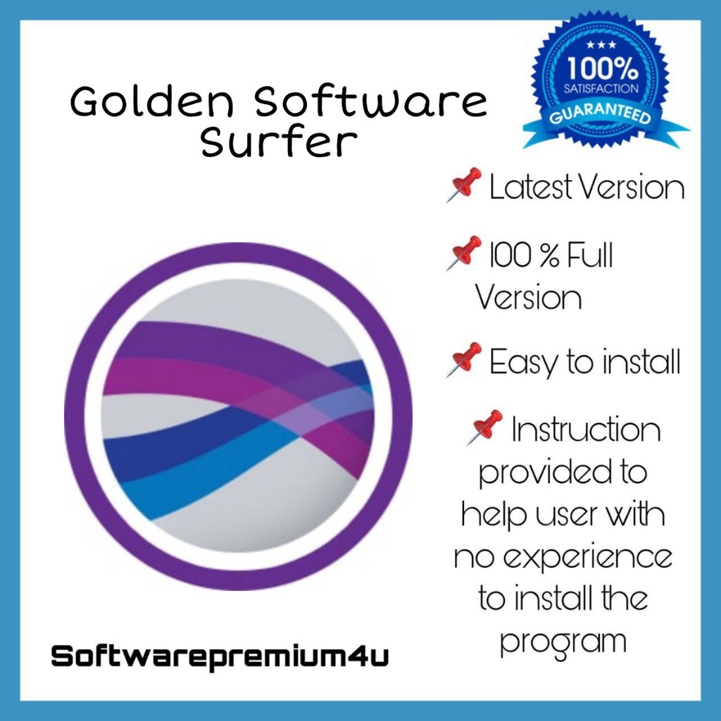 Golden Software Surfer (2023) + User Guide 🔥【Latest】🔥 | Shopee Malaysia
