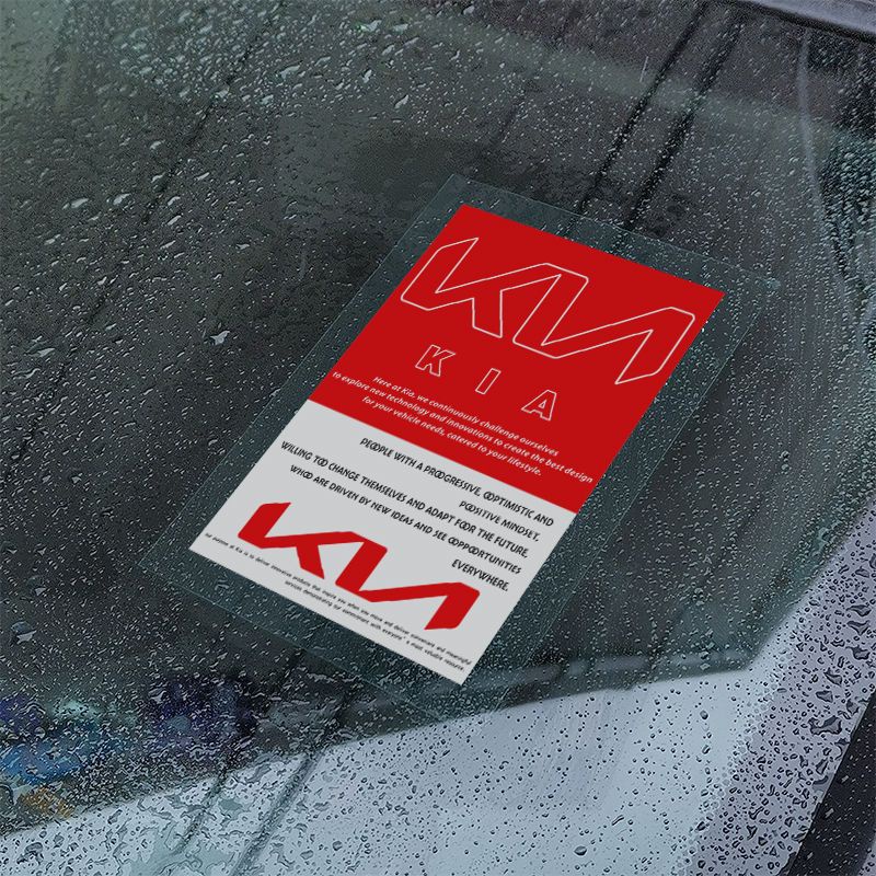 Auto Windshield Electrostatic Stickers Car Styling Interior Sticker For ...