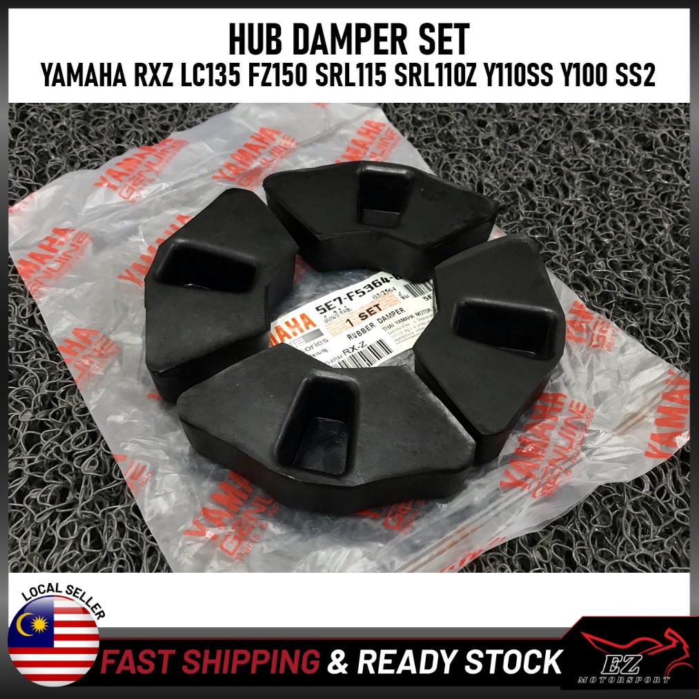 💯🔥 (1 Set) Getah Sprocket Hub Rubber Hub Damper Set YAMAHA LC135 RXZ ...