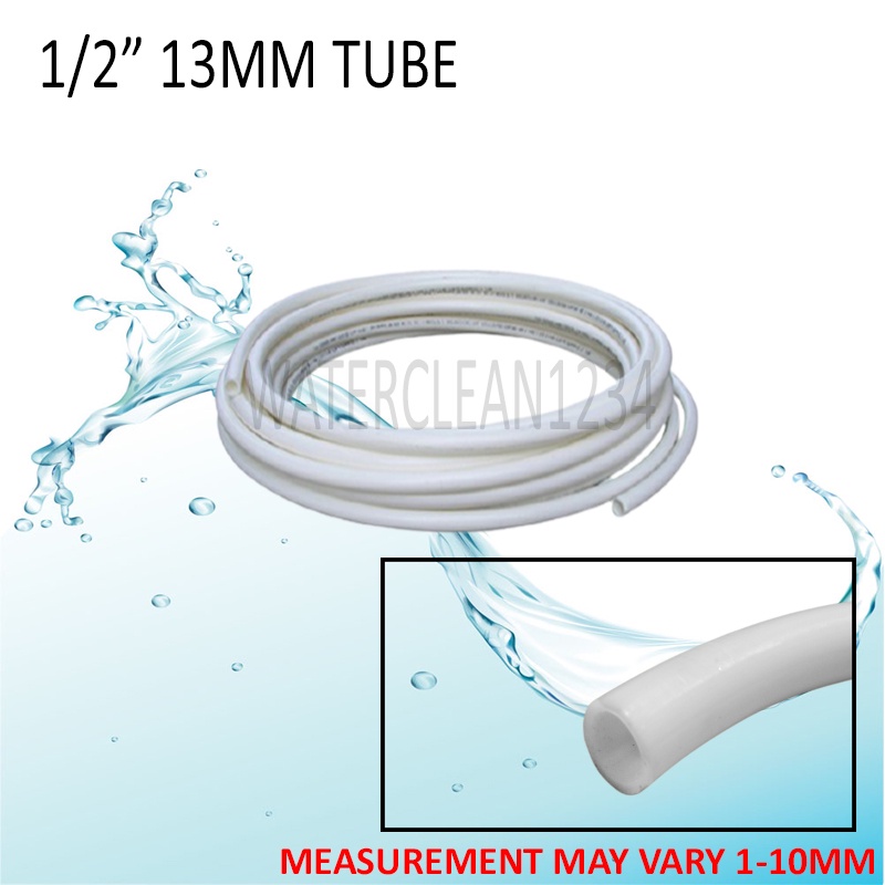 RO TUBE 1/2" ( 13MM ) WATER FILTER SOFT TUBING ( Flexible ) | Shopee ...