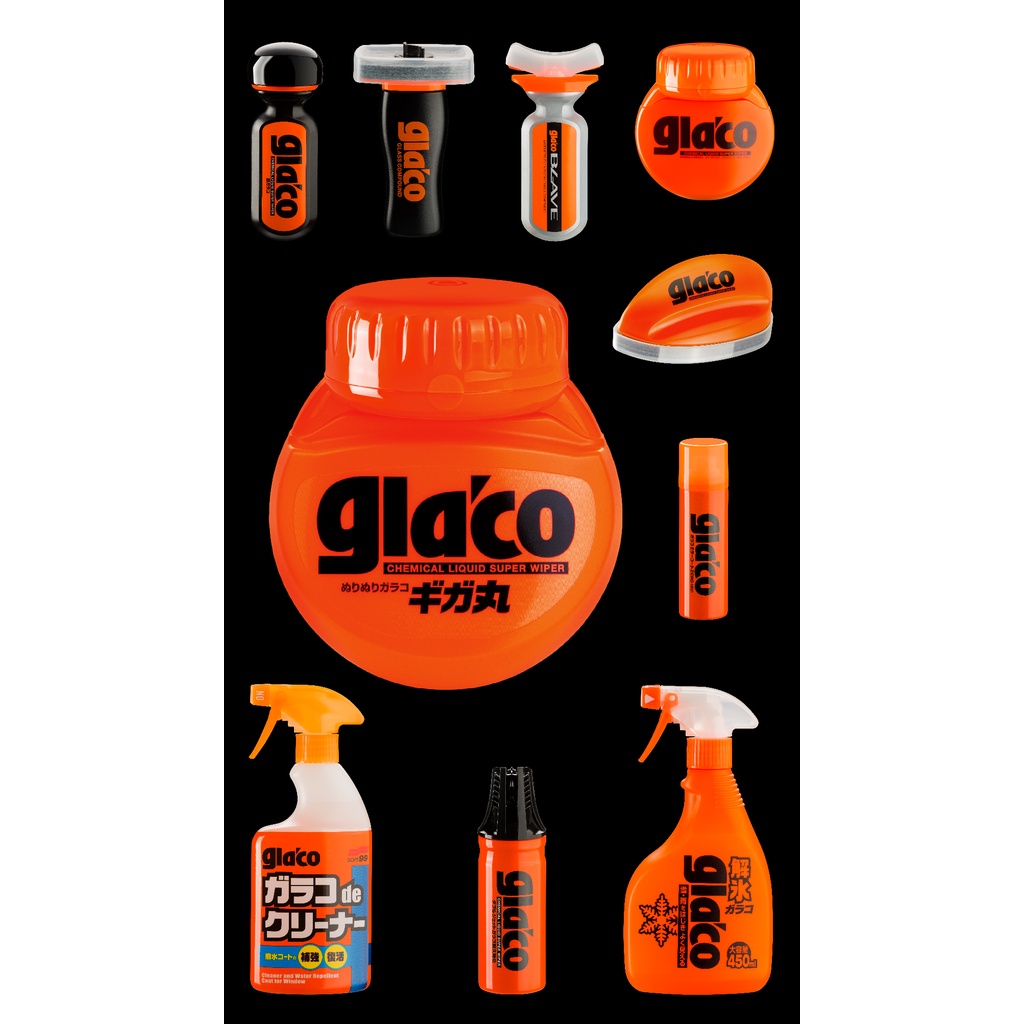 Soft 99 Glaco Roll On Rain Repellant 【Chemical Liquid Super Wiper ...