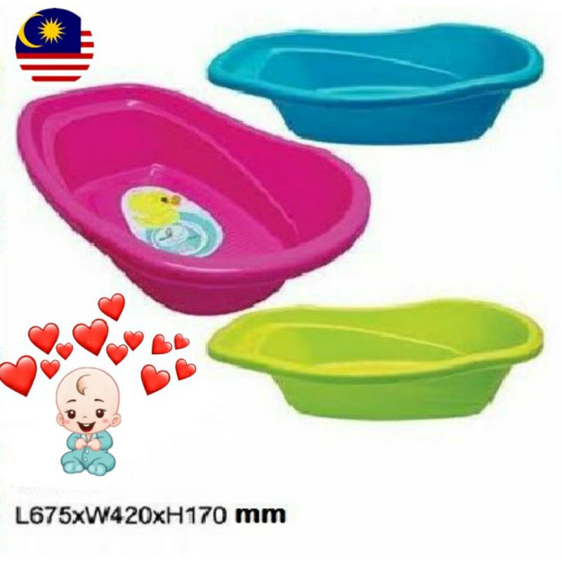 🇲🇾👍🏻🔥 Tab Besen Mandi Bayi Newborn Baby Toddler Bathing Training Seat ...