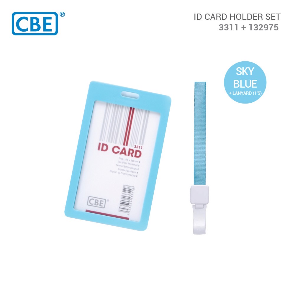 CBE ID Card Holder + Lanyard Set 3314 (54x85mm) | Shopee Malaysia