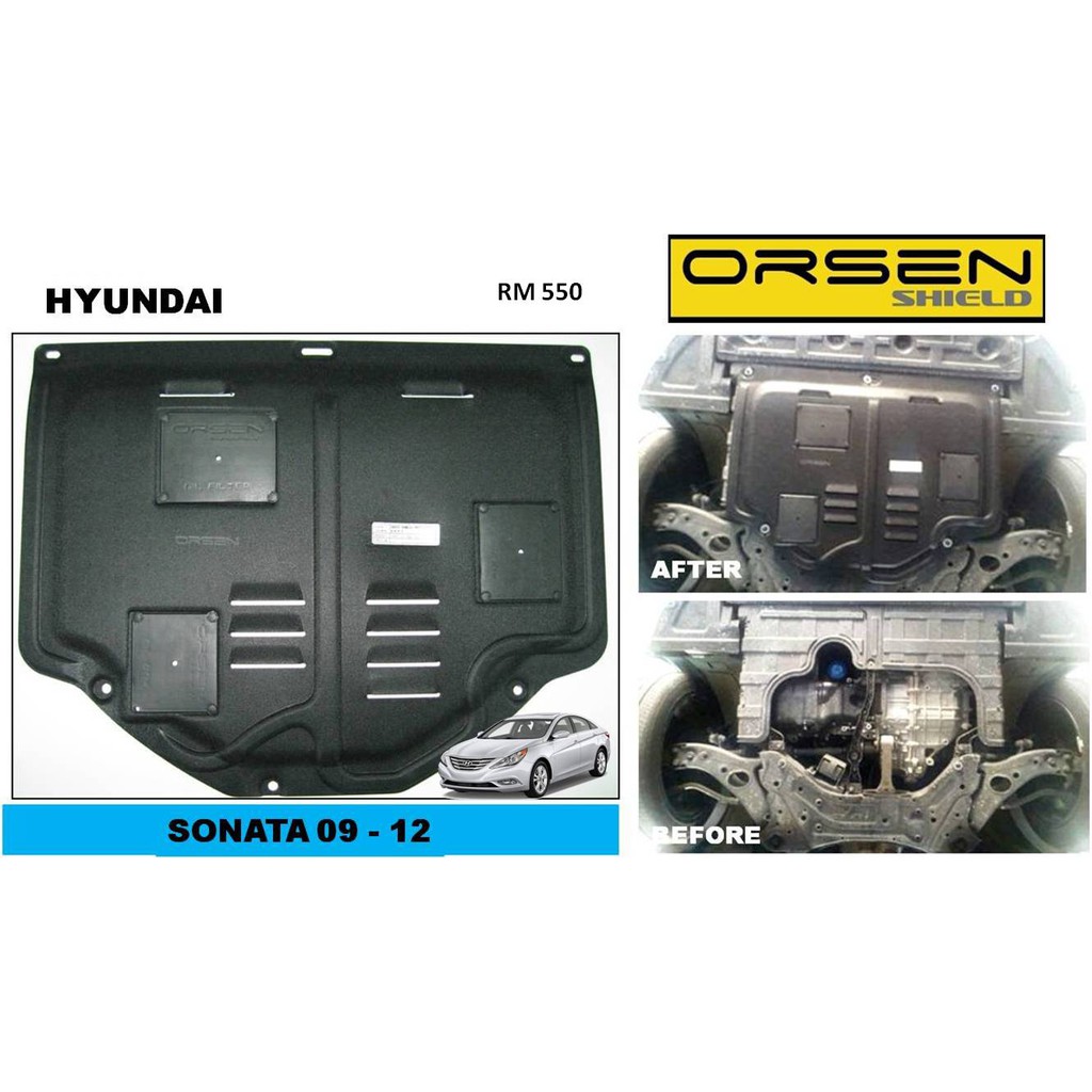 Hyundai Sonata Orsen Shield Car undercarriage protection | Shopee Malaysia