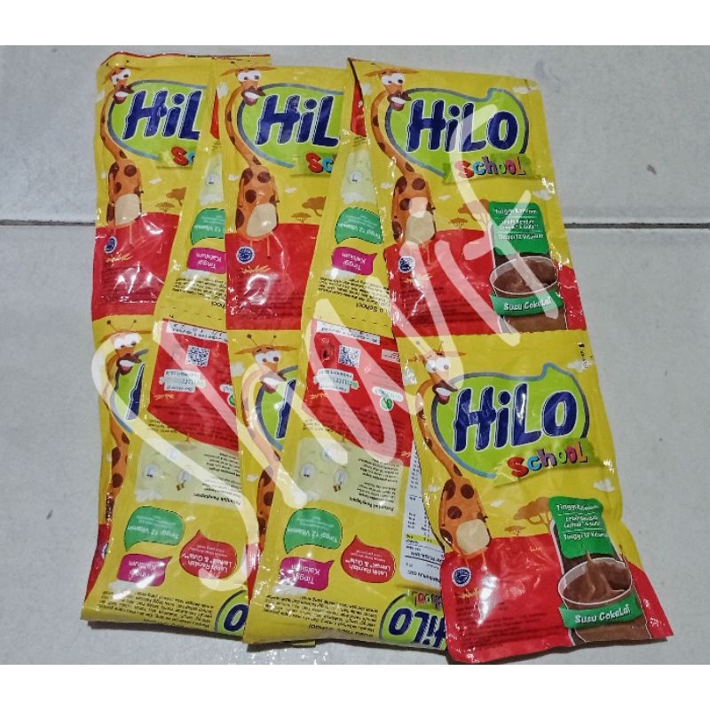 Hilo School Milk/ Hilo School / Hi Lo School Chocolate sachet packaging ...