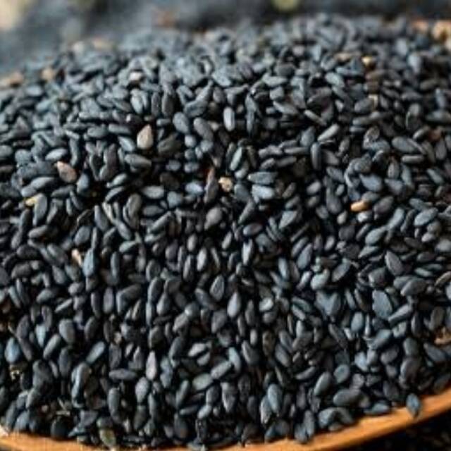 HITAM Raw BLACK SESAME SESAME / RAW BLACK SESAME - 1 Kg 1000 grams ...