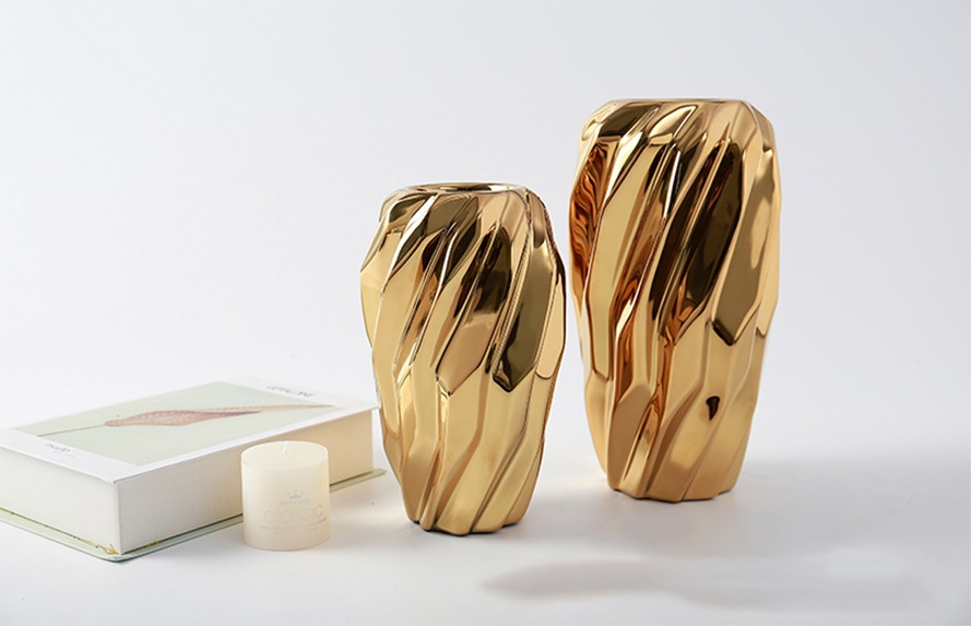 Pasu bunga hiasan ruang tamu seramik tinggi rumah Nordic chinese ...