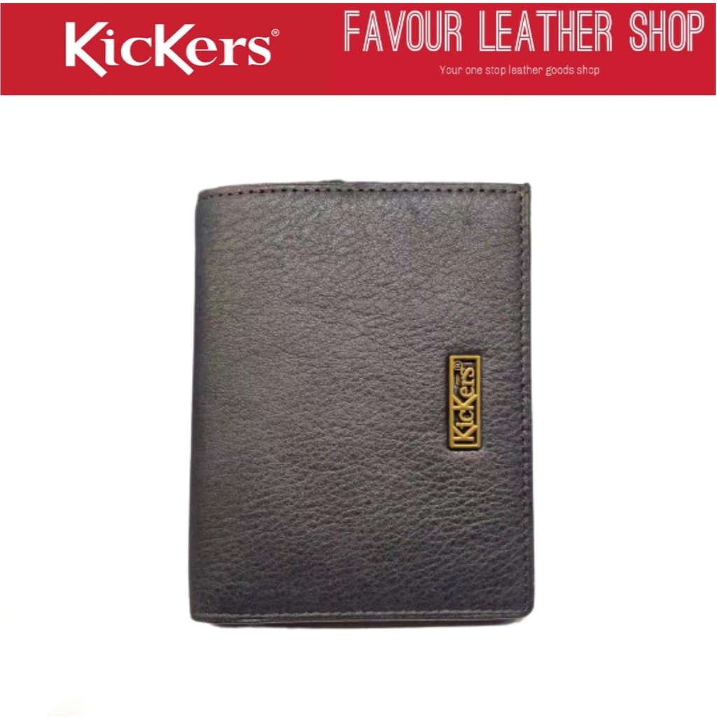 Kickers Genuine Leather Vertical Wallet (1KDPF-V-51520) | Shopee Malaysia