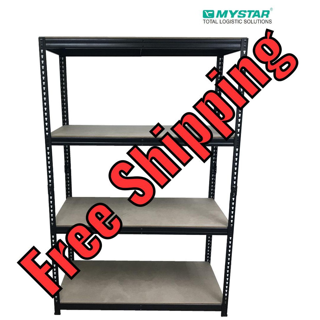 Boltless rack 450mmD x 1200mmW x 1800mmH x 4 Levels (Fiberboard ...