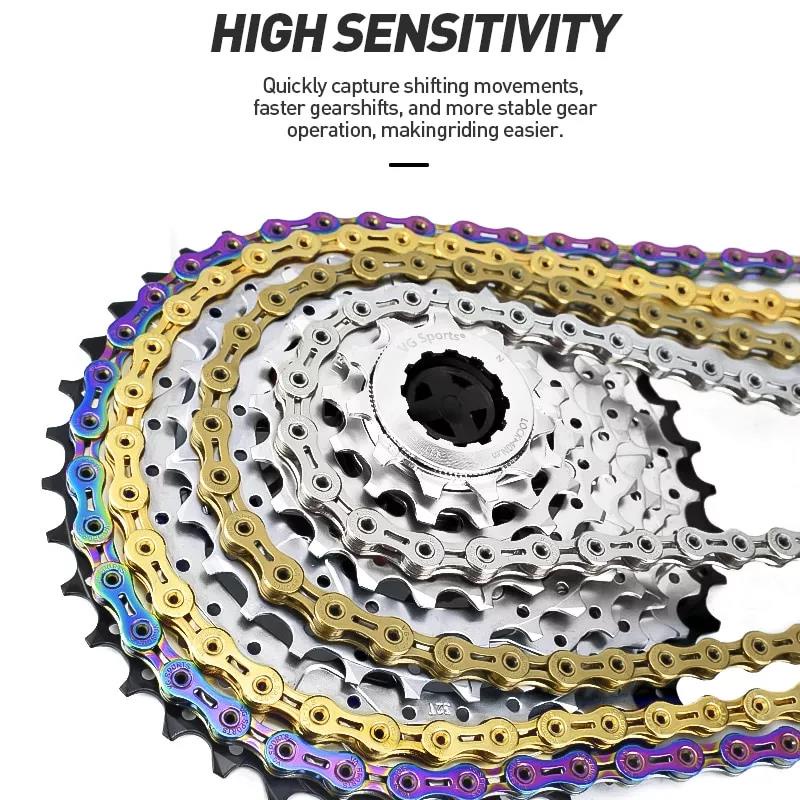 VG Sports Bicycle Chain 6 7 8 9 10 11 Speed 8s 9s 10s 11s Velocidade ...