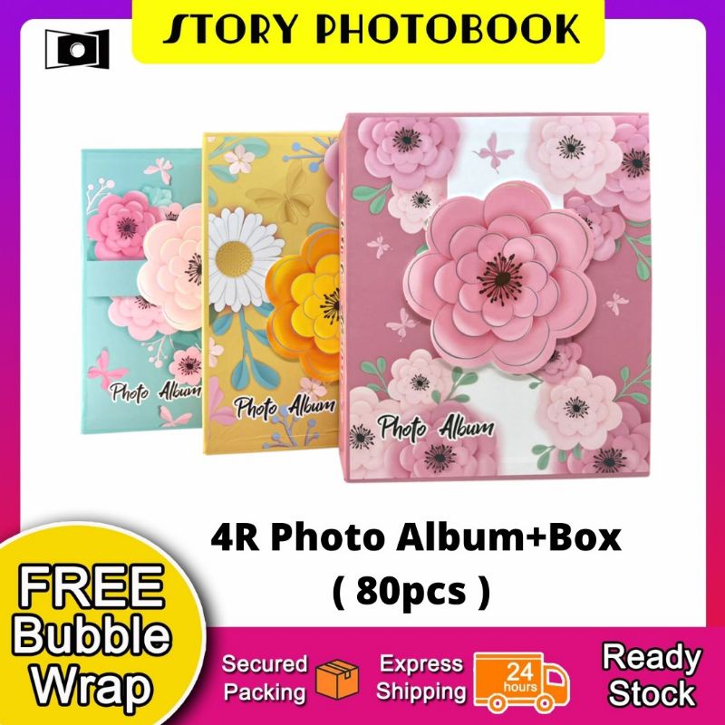 4R Photo Album with box 4R Album Gambar 80 pcs | Shopee Malaysia