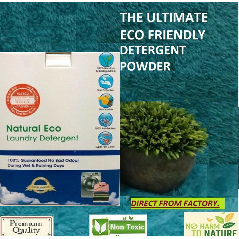 Sea Magic Natural Eco Laundry Detergent 3KG(Powder) | Shopee Malaysia