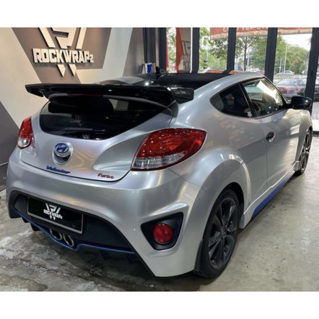 METALLIC SILVER CAR WRAPPING STICKER VINYL FILM | Shopee Malaysia