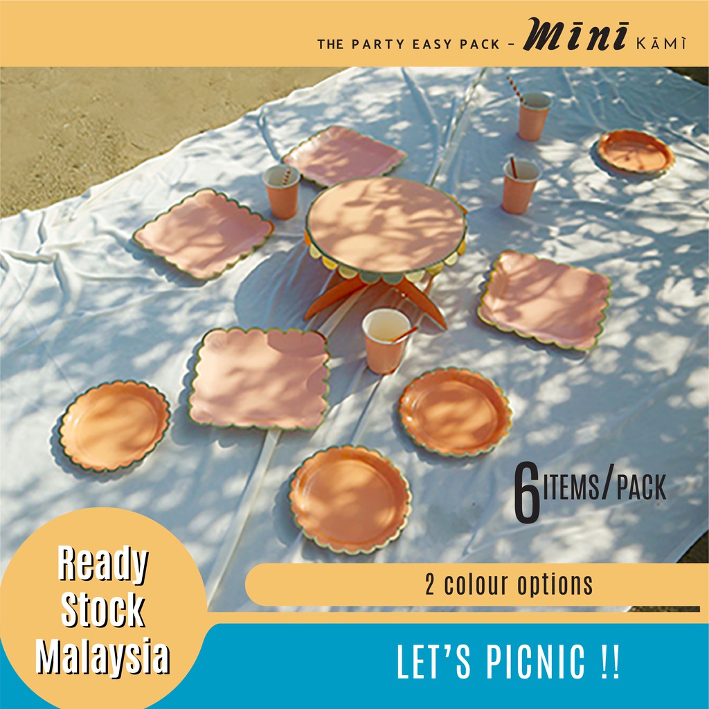 Picnic Set Tableware DIY Event Decoration Props (18items) | Shopee Malaysia