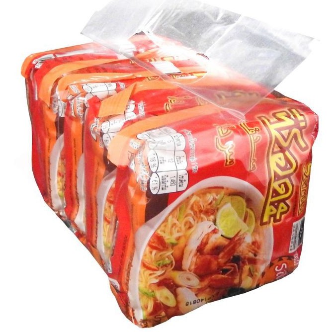 Serda Thai Mee Tom Yum Shrimp Flavour - Red 5 packets x 60g | Shopee ...