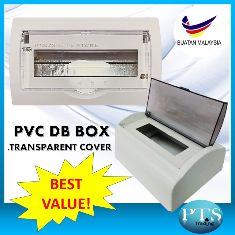 PVC MCB Distribution Box / PVC DB Box 8way 10way 12way 15way 18 way ...
