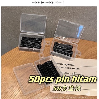 🇲🇾Ready Stock🇲🇾50pcs pin hitam hair pin hair pins black hair pin black ...