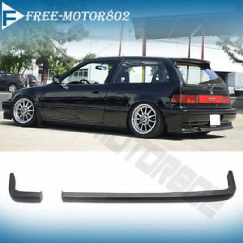 HONDA CIVIC EF9 SH3 REAR LIP BELAKANG FIBER #MOMOKVTEC | Shopee Malaysia
