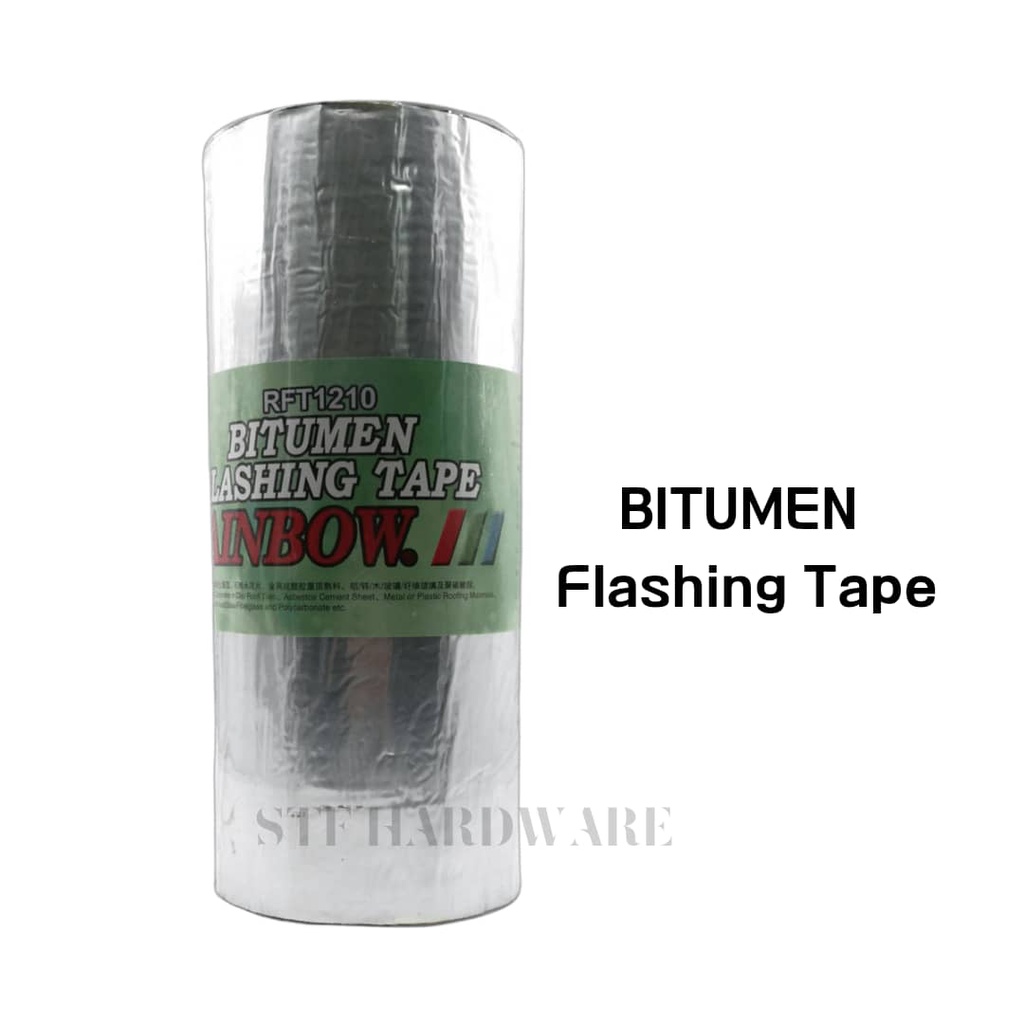 RAINBOW TAPE Dry Fix Roof Ridge Leak Proof Bitumen Poly Tape Flash Band ...